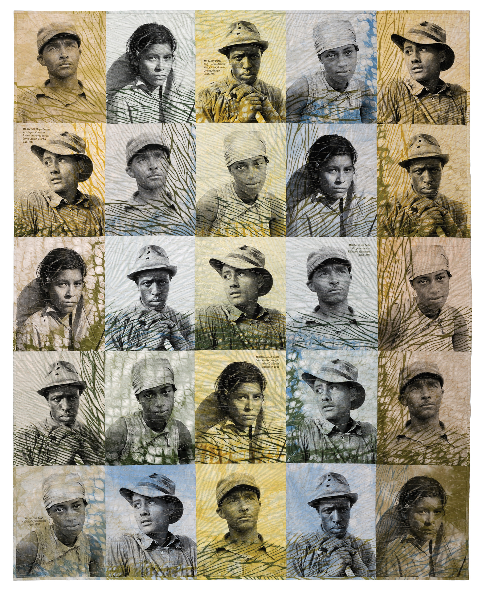 American Portraits: Harvesting Hope | SAQA - Studio Art Quilt Associates