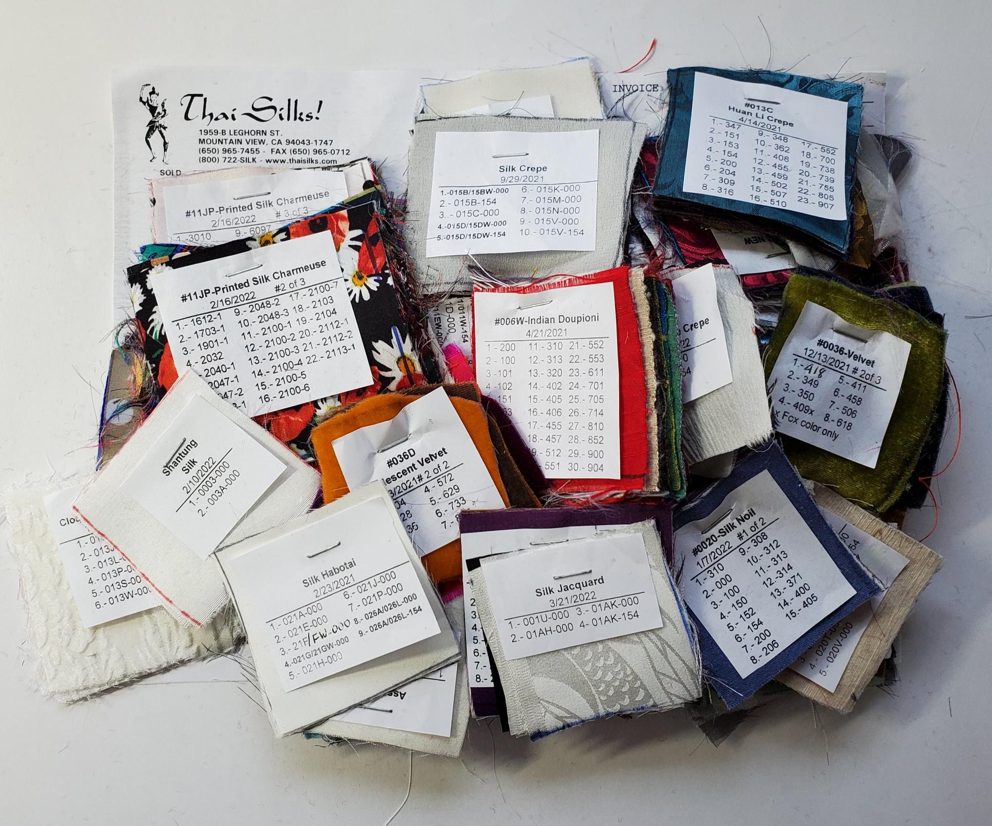 Fabric Sample Packs (SAQA Seminar 2023 - Week 1) | SAQA - Studio Art ...